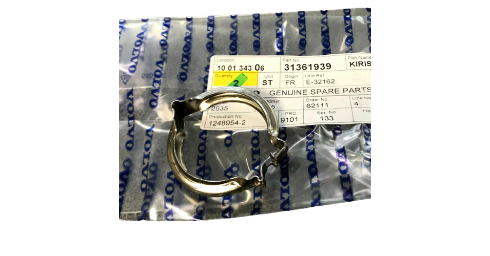 VOLVO ALKATRÉSZ: EGR cső bilincs - D4164T - 31361939