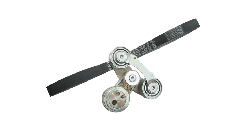 VOLVO ALKATRÉSZ: Hosszbordás szíj + feszítő készlet - 31686174